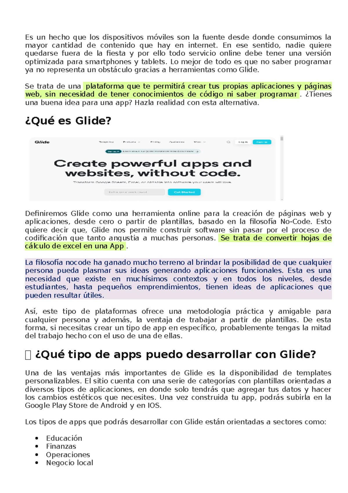 Manual de glipeapp - IJUJ - Es un hecho que los dispositivos móviles ...
