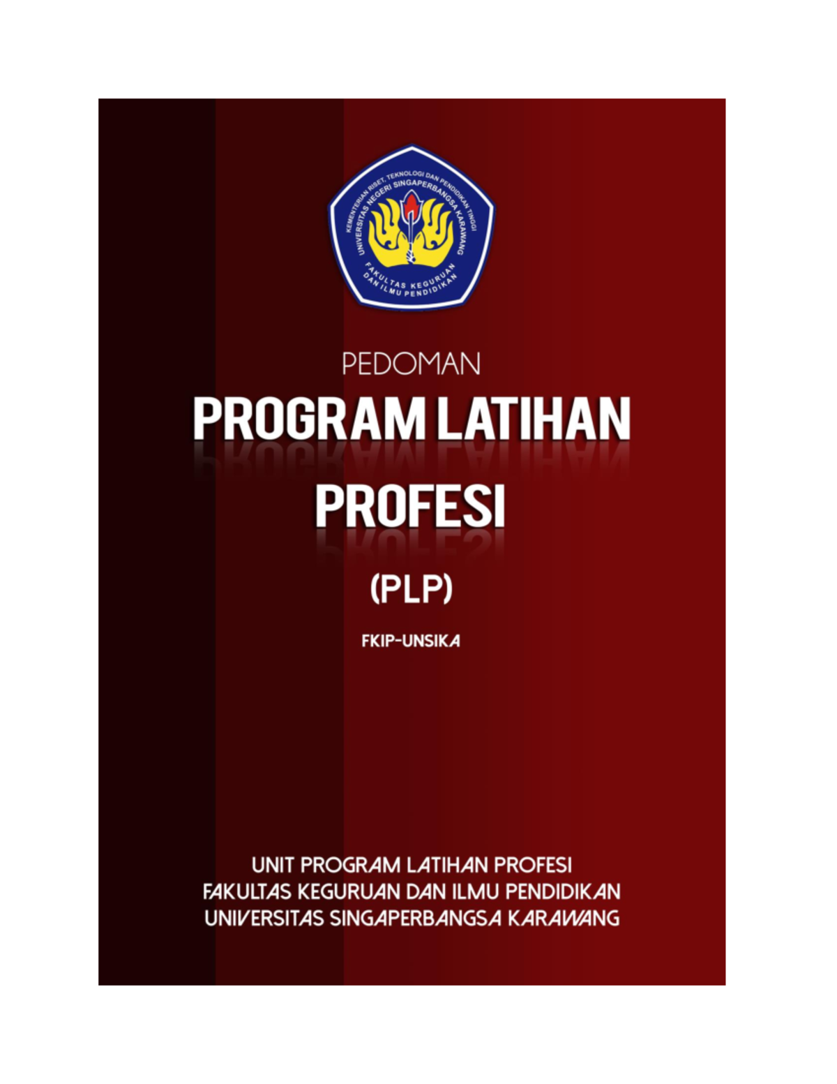 Buku PLP - Buku untuk PLP - DAFTAR ISI VISI DAN MISI FAKULTAS KEGURUAN ...