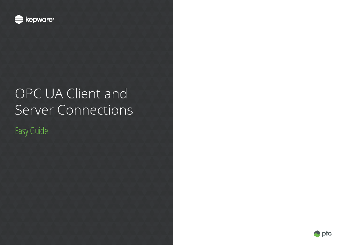 Opc ua client server easy guide - OPC UA Client and Server Connections ...