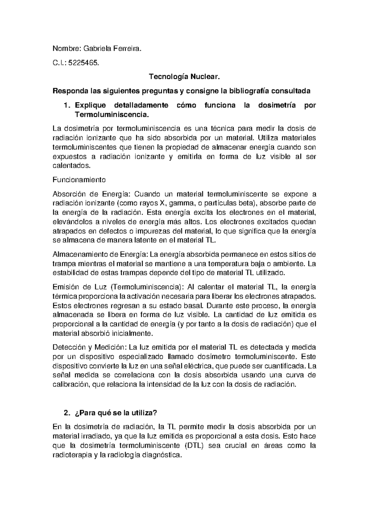 TP3Gabriela Ferreira - Trabajo de Dosimetría por termoluminiscencia ...