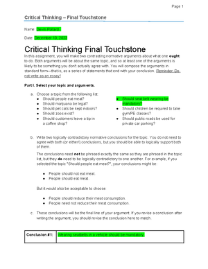 [Solved] Consider the following natural language sentence You can have - Critical Thinking (000 ...