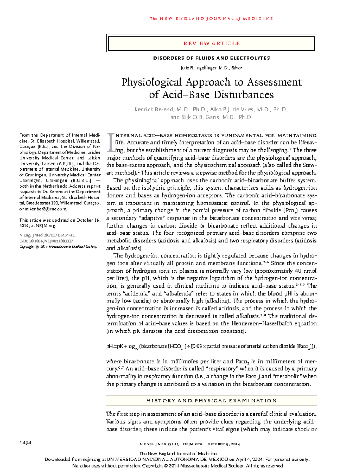 NEJMra 1003327 - Admon - review article T h e n e w e ng l a n d j o u ...