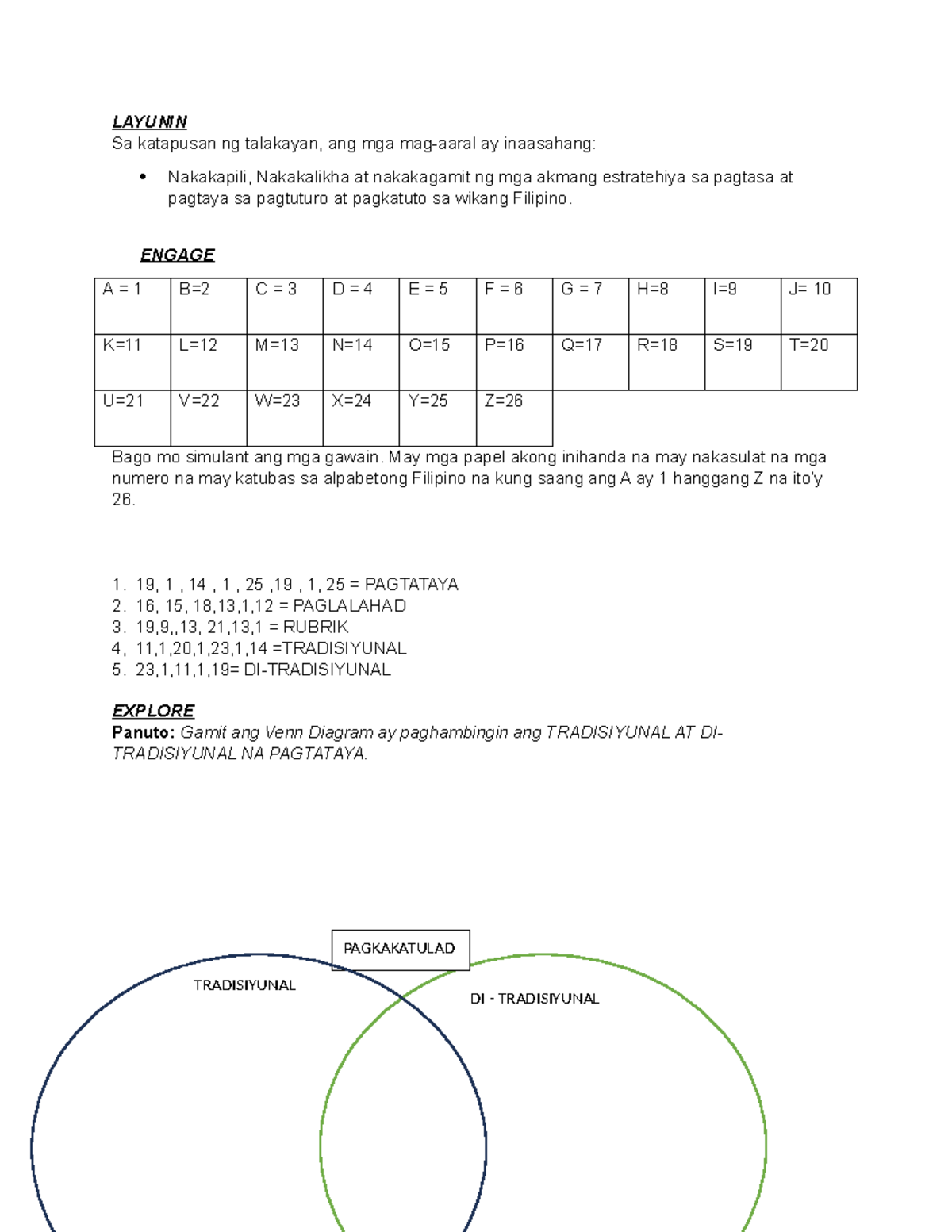 Inbound 712866437354780861 - LAYUNIN Sa katapusan ng talakayan, ang mga ...