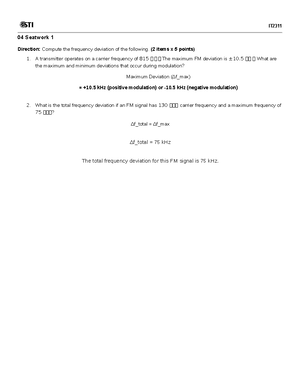 05 Task Performance 1 Data and Digital Communications - Data and ...