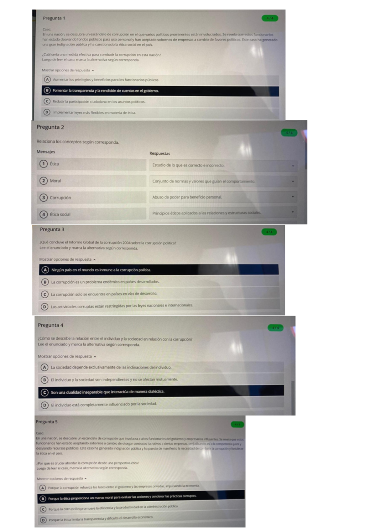 EX - cuestionario - Pregunta 1 Caso: En una nación, se descubre un ...