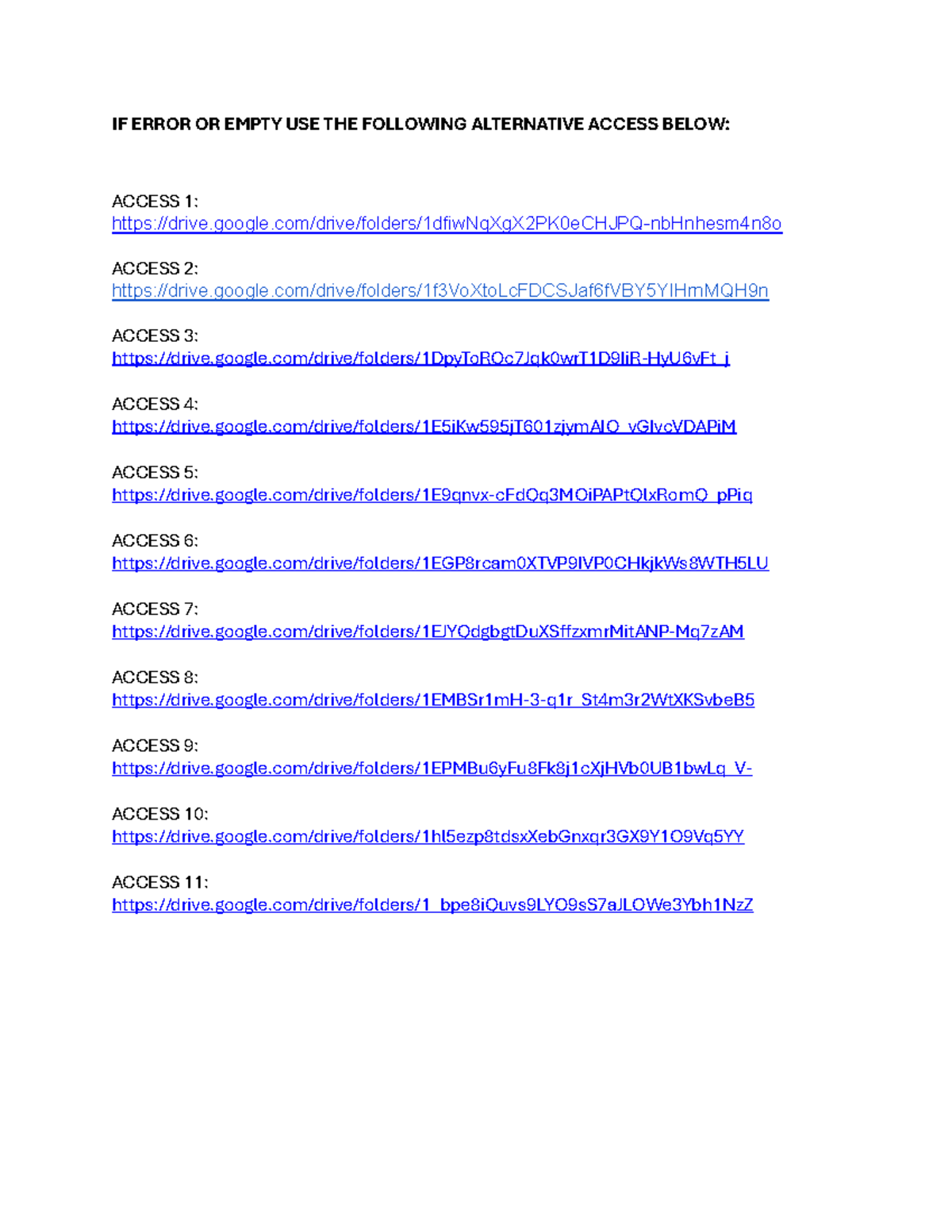 Alternative Access IF Error OR Empty ANG MAIN Access - IF ERROR OR ...