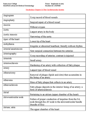 Chapter 2 Vocabulary List - Santa Ana College Name: Stephanie Acosta ...