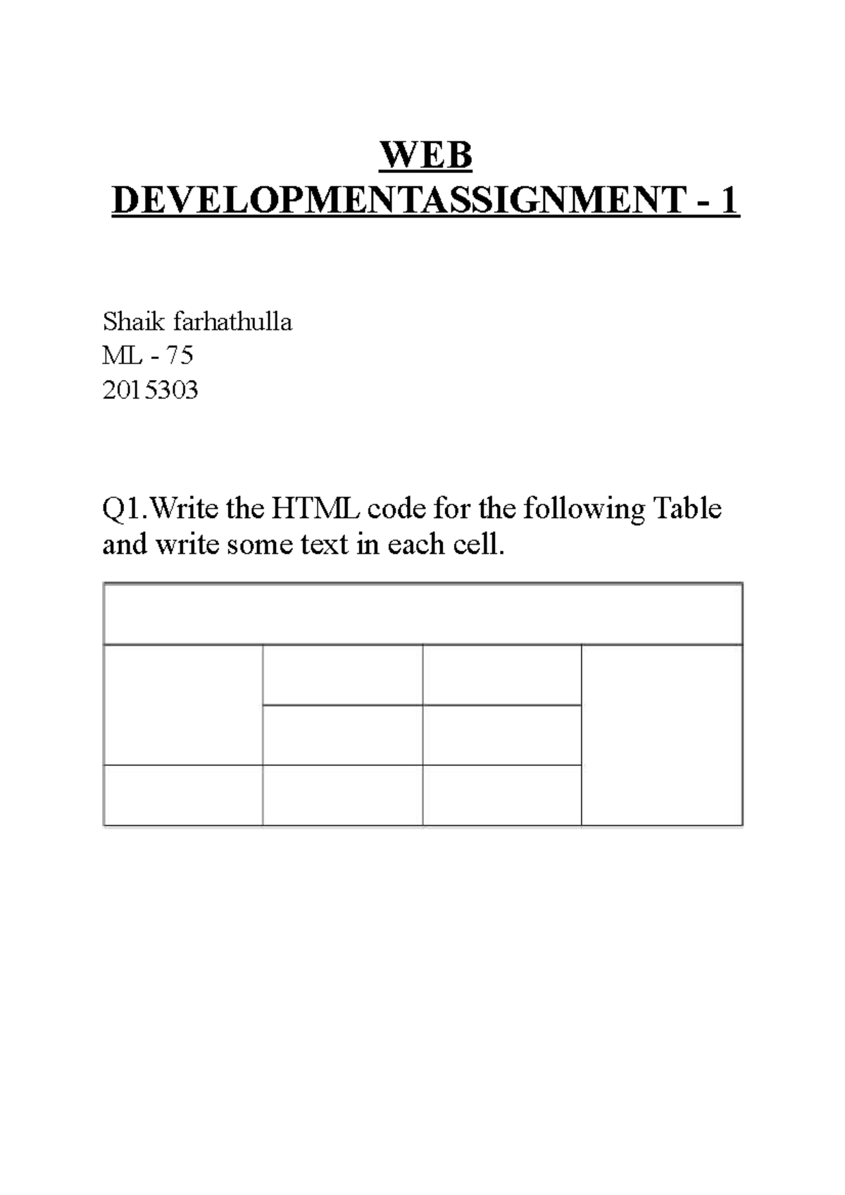 Full stack : web development - WEB DEVELOPMENTASSIGNMENT - 1 Shaik ...