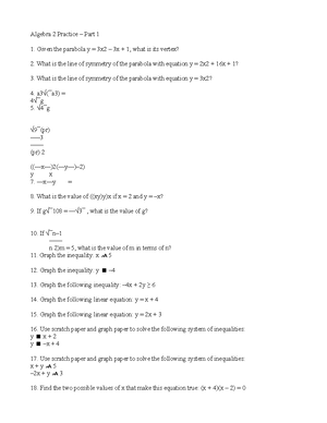 Practice Algebra Unit 3- 83 - UNIT 3 PRACTICE MILESTONE 3 0 Download ...