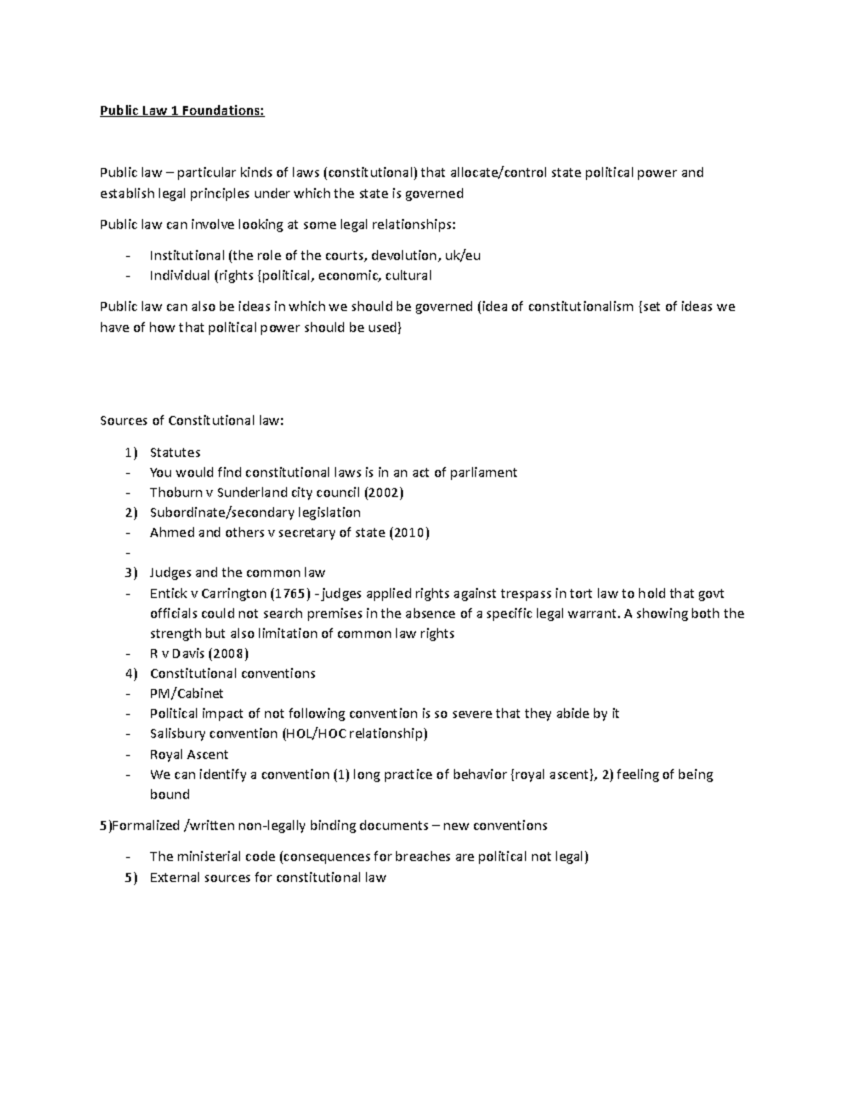 Public Law 1 Foundations - Public Law 1 Foundations: Public law ...
