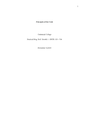 CNO-Code of conduct Assignment - Code of Conduct in Nursing and Team ...