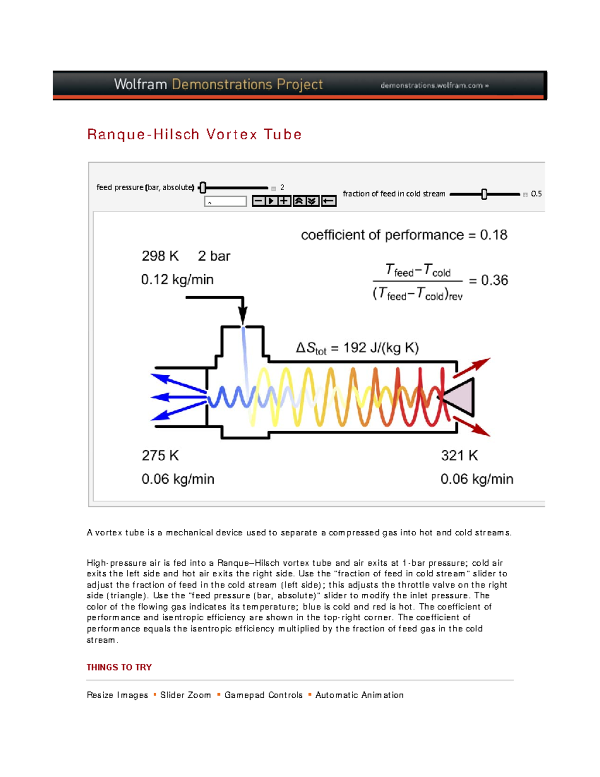 Ranque hilsch vortex tube - Ra n qu e - H ilsch Vor t e x Tu be feed ...