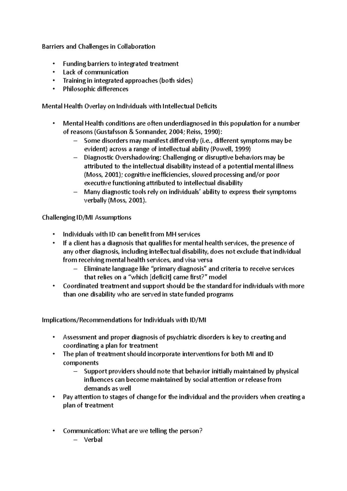 73 - social work lecture notes - Barriers and Challenges in ...