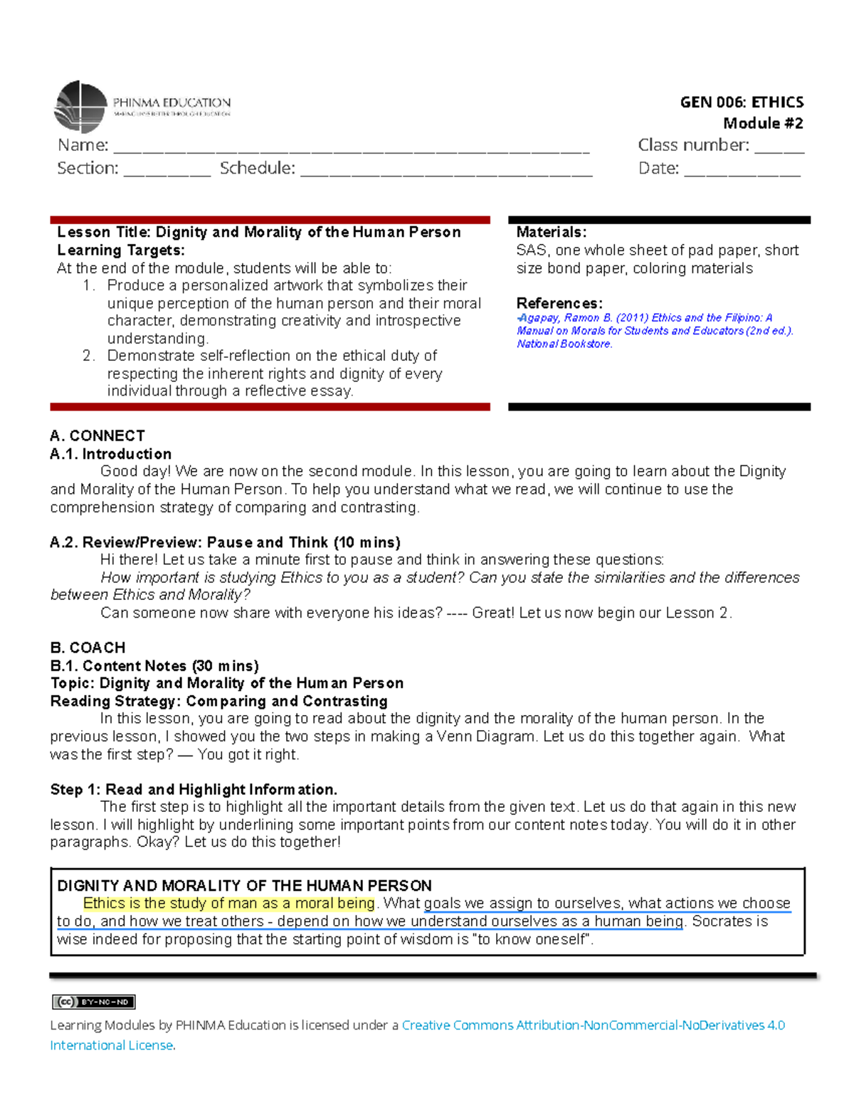GEN-006 SAS-2 - SAS - Module Name