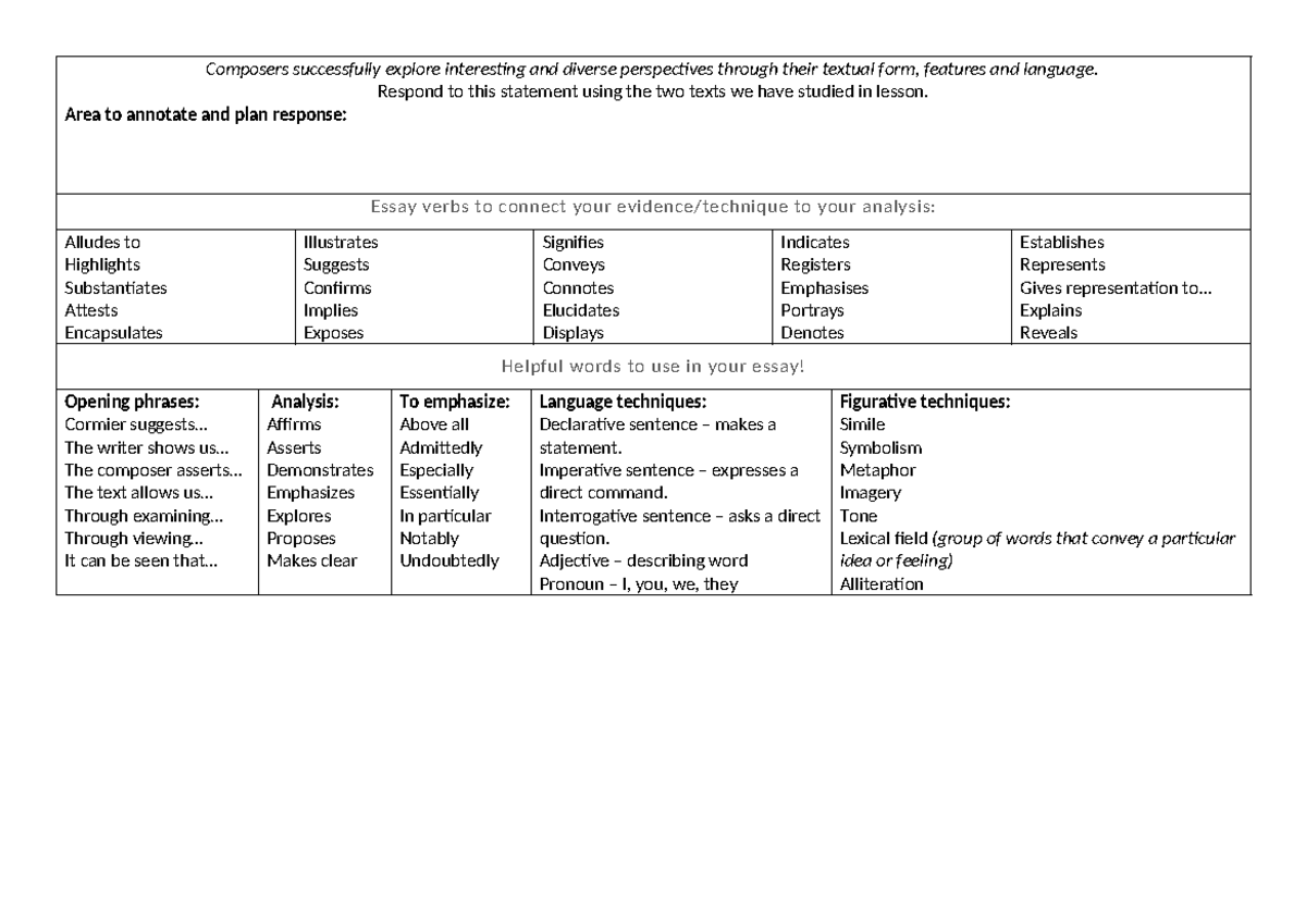 6. Planning Body Paragraph - Composers successfully explore interesting ...