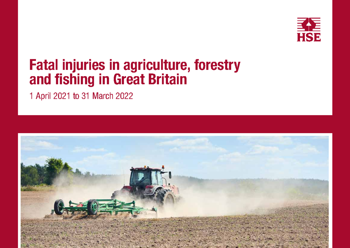 Agriculture fatal injuries 2022 - Fatal injuries in agriculture ...