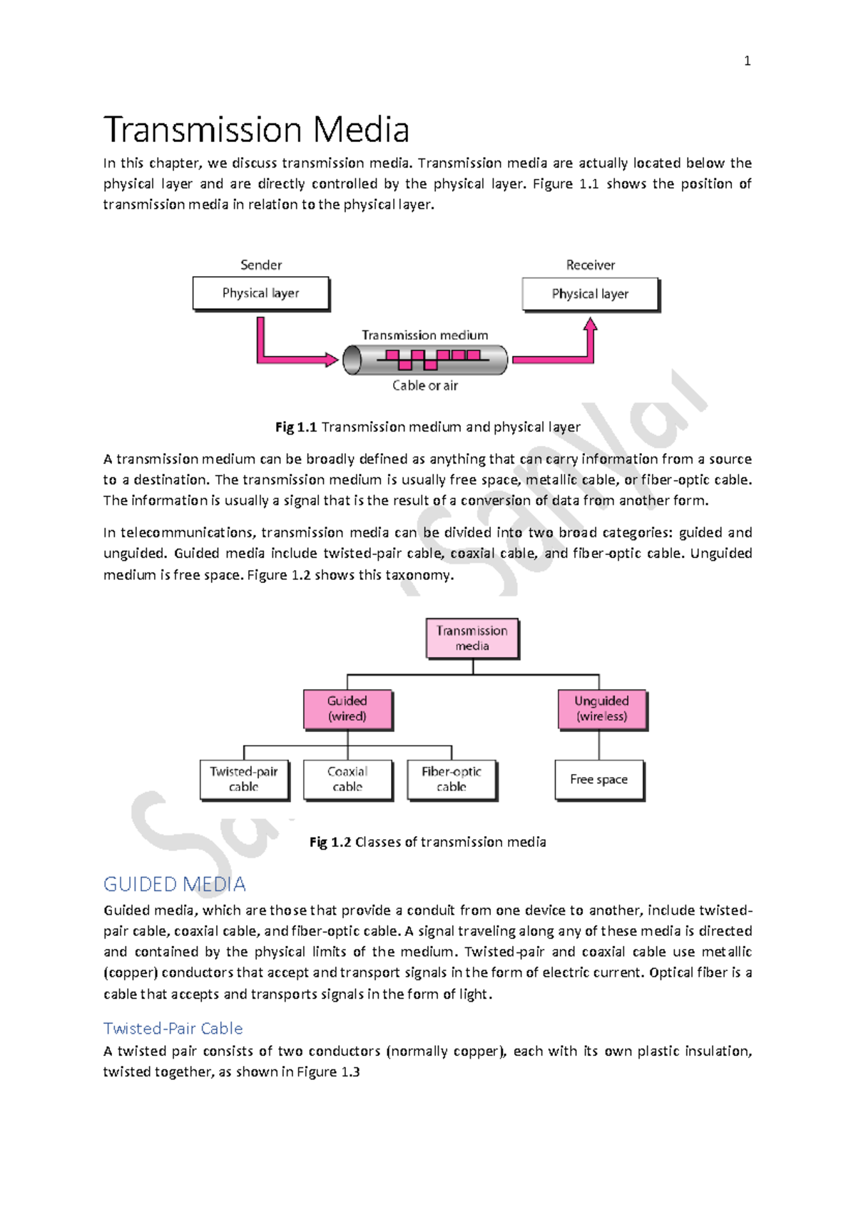 4. Transmission Media - Transmission Media In this chapter, we discuss ...