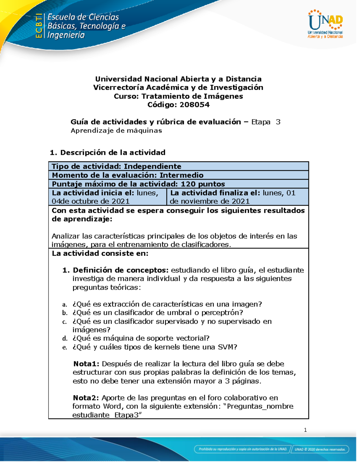 Guía de actividades y rúbrica de evaluación - Unidad 2 - Etapa 3 ...