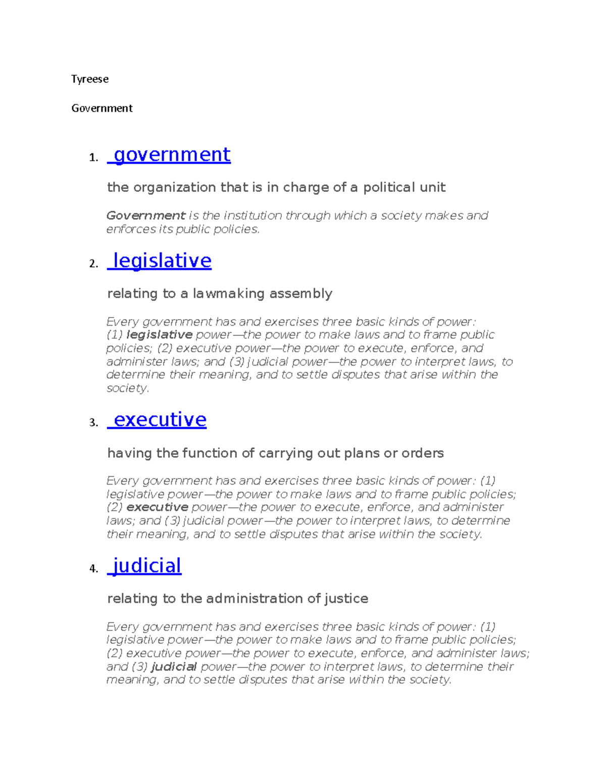 Gov 2 - i think this will be really helpful in getting a understanding ...