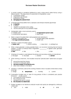 Technical RME Reviewer 1 - HABILIS EE TRAINING CENTER # 0061 Isabel ...