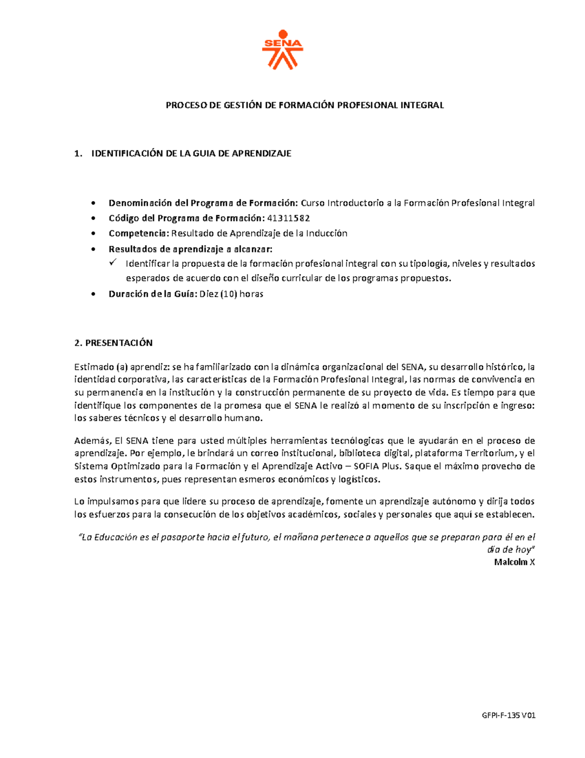 GUIA 4 - Hkkl - PROCESO DE GESTI”N DE FORMACI”N PROFESIONAL INTEGRAL 1. IDENTIFICACI”N DE LA ...