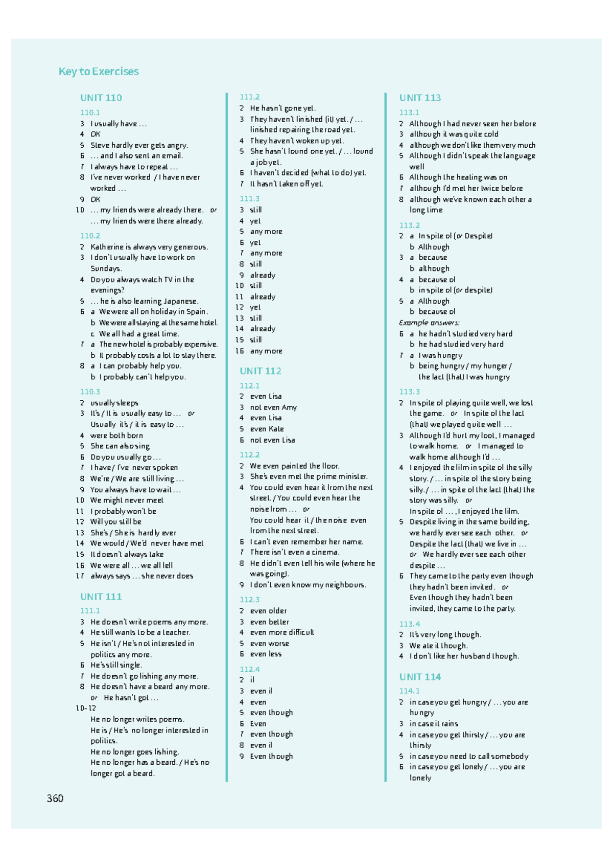 Comparing and Contrasting linkers Key - facebook/LinguaLIB vk/lingualib Key to Exercises UNIT ...