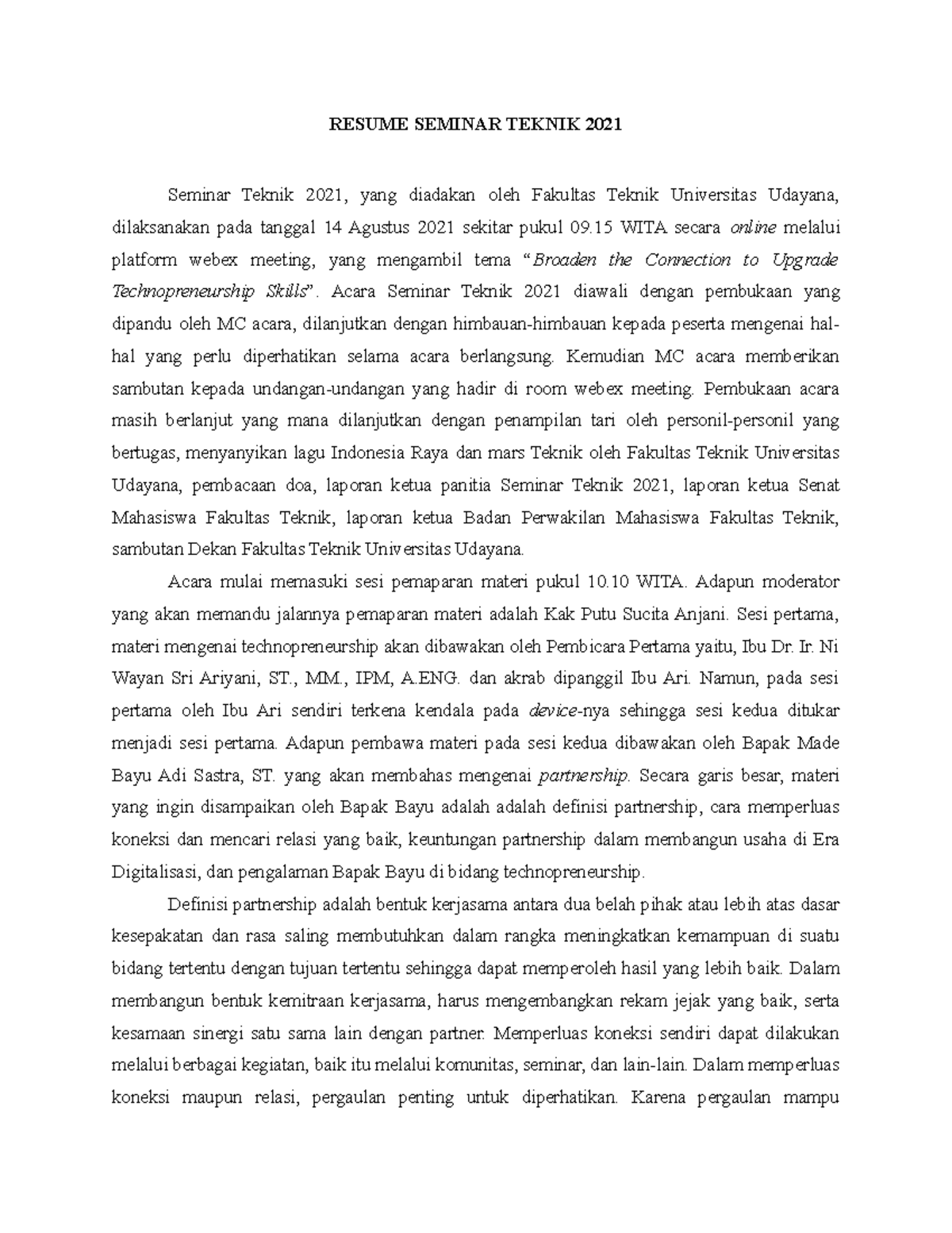 Semtech - Resume for engineering seminar 2021 - RESUME SEMINAR TEKNIK ...