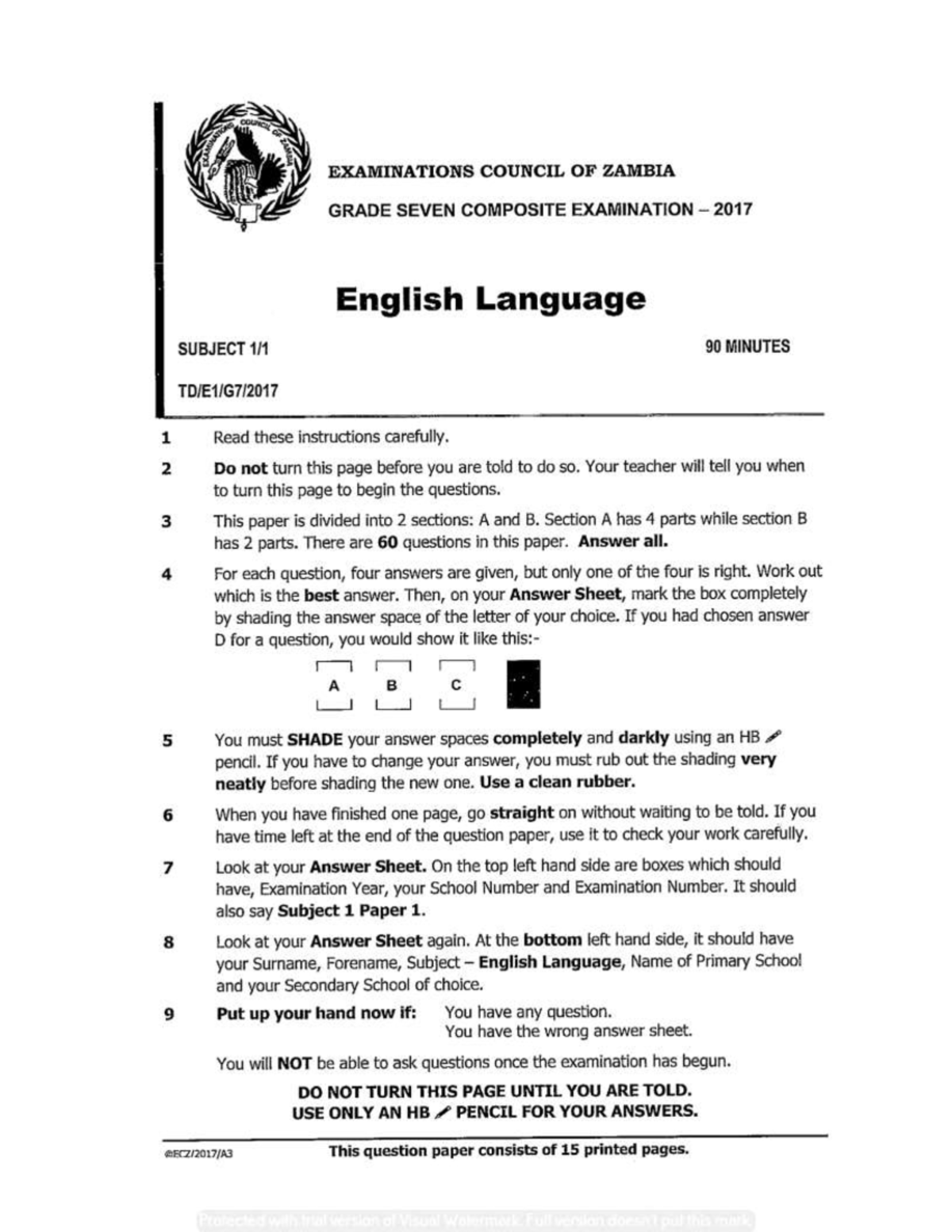 G7 english 2017 - PAST PAPERS - ACCA - Studocu