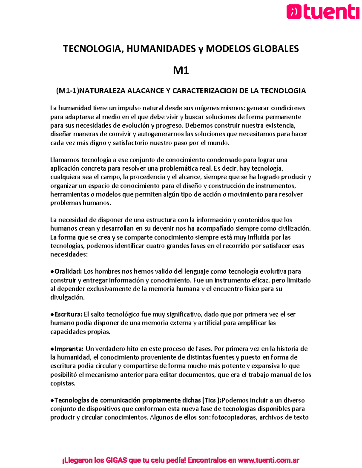 Resumen tecno - Warning: TT: undefined function: 32 Warning: TT: undefined function: 32 ...