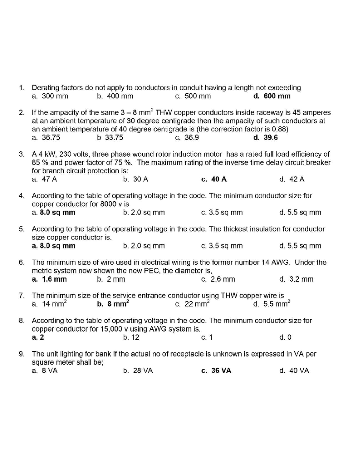 PEC Questionnaires pages-to-jpg-0001 - BS Electrical Engineering - Studocu