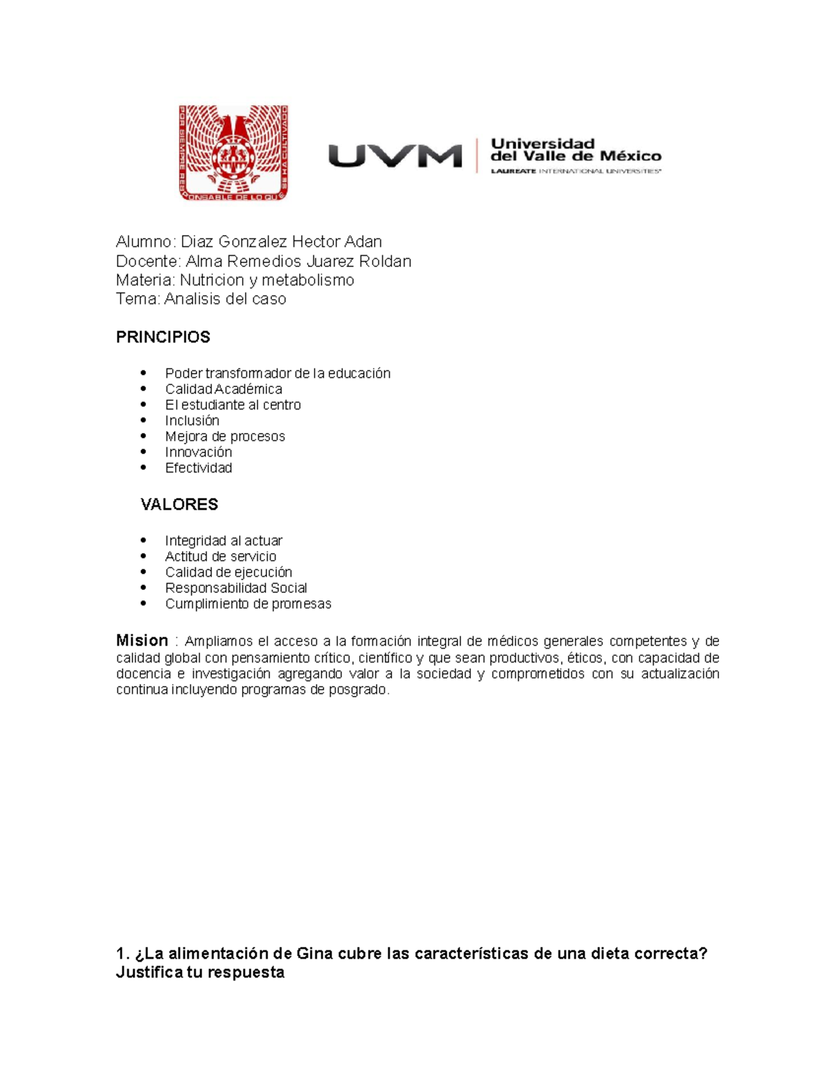 Tarea 3 - Análisis de caso clinico - Alumno: Diaz Gonzalez Hector Adan ...