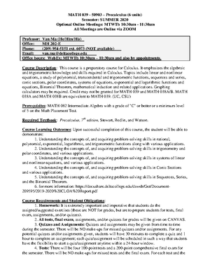 Numerical Methods Lecture 09 - ENGR 215, COMPUTATIONAL METHOD IN ENGINEERING INSTRUCTOR: Kaveh ...