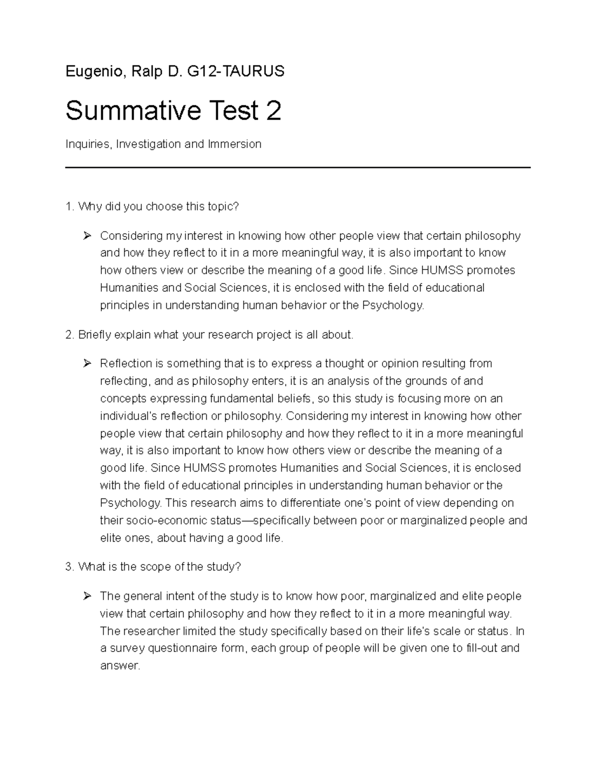 Document - Just some not-so helpful docs. - Eugenio, Ralp D. G12-TAURUS ...