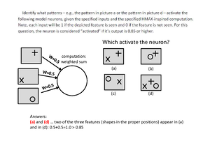 Hw5 - Homework assignment 5 - CISC 3250: Systems Neuroscience Homework ...