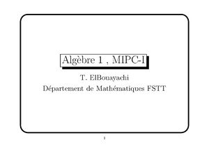 Cour Algèbre 2 - Cours d’algèbre linéaire MIPC-S2 : FST-Tanger Sections ...