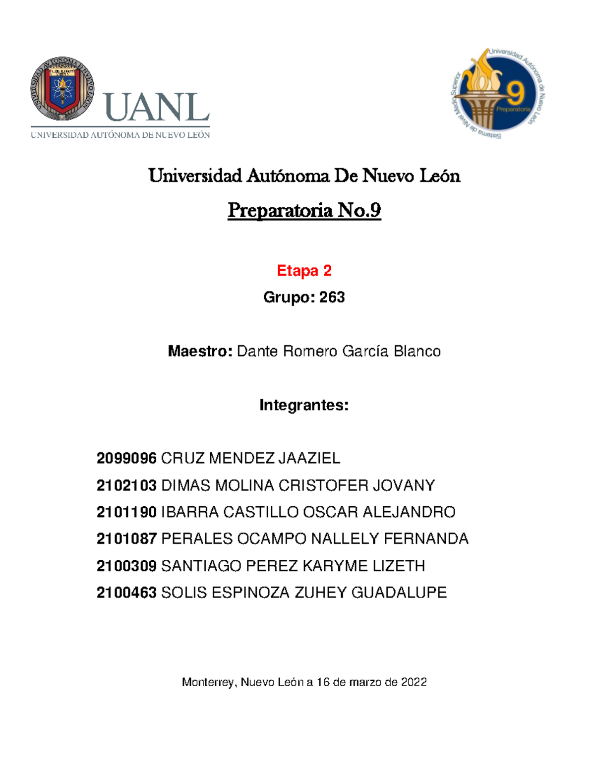 Equipo 2 MFy E EV2 263 - Evidencia 2 de Manejo de Formas y Espacios - Universidad Autónoma De ...