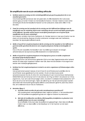 Zelfstudie pathofysiologie - Zelfstudie 1. Eenlagig plaveisel-epitheel ...