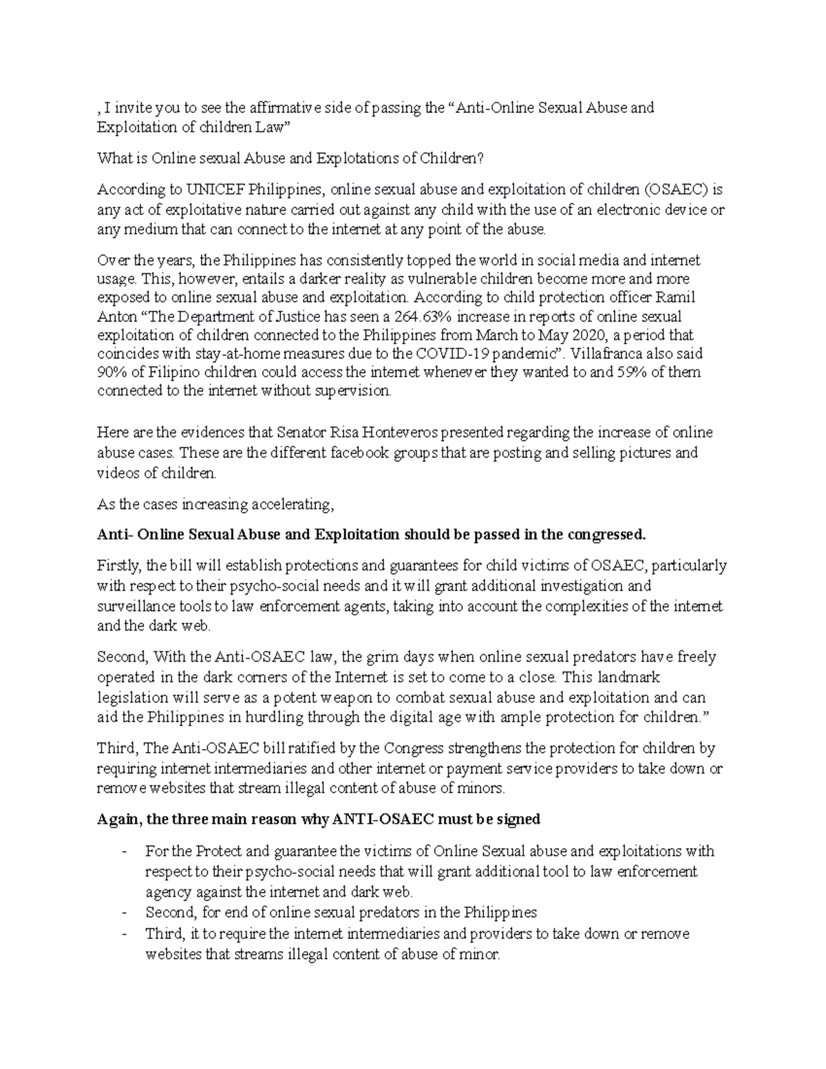 Osaec - GODBLESS - , I invite you to see the affirmative side of ...