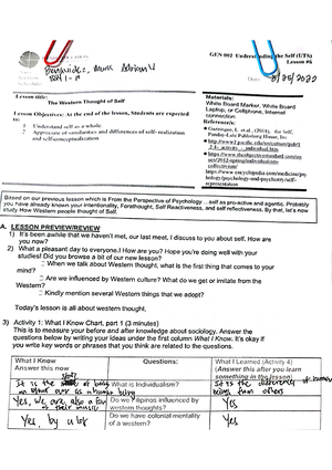 GEN 002 SAS 19 - Nursing - Studocu