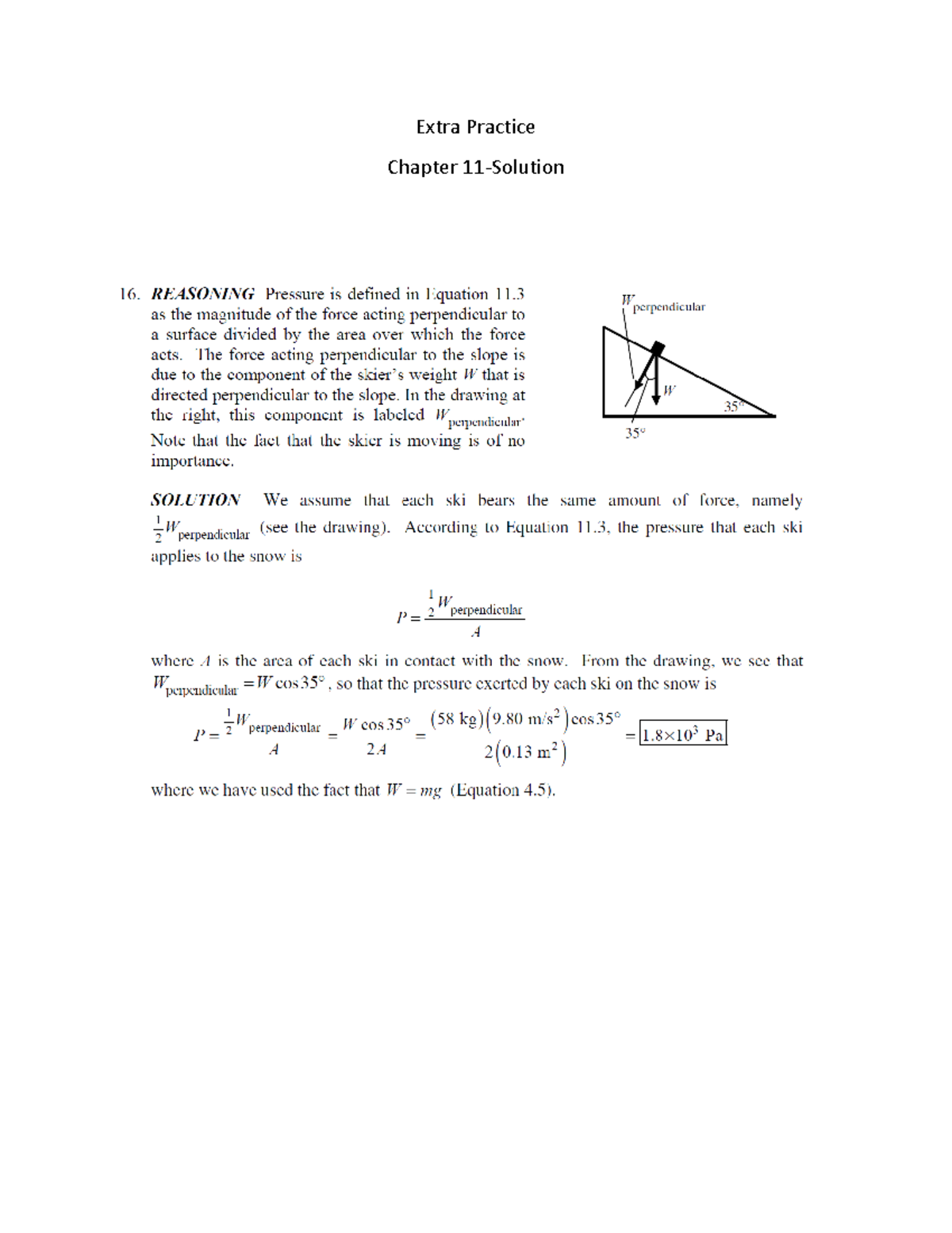 Ch11 extra 2.0 sol - No additional - Physics 204 - AUB - Studocu