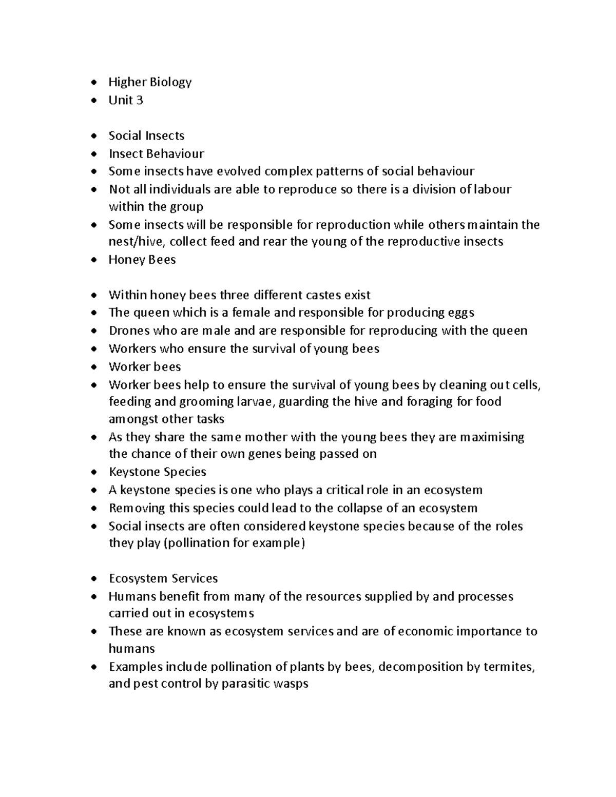 Higher Biology Unit 3 Pt 4 Warning Tt Undefined Function 32 Warning Tt Undefined Function