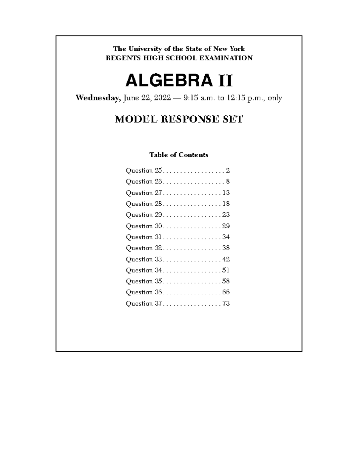 Httpswww.nysedregents - The University of the State of New York REGENTS ...