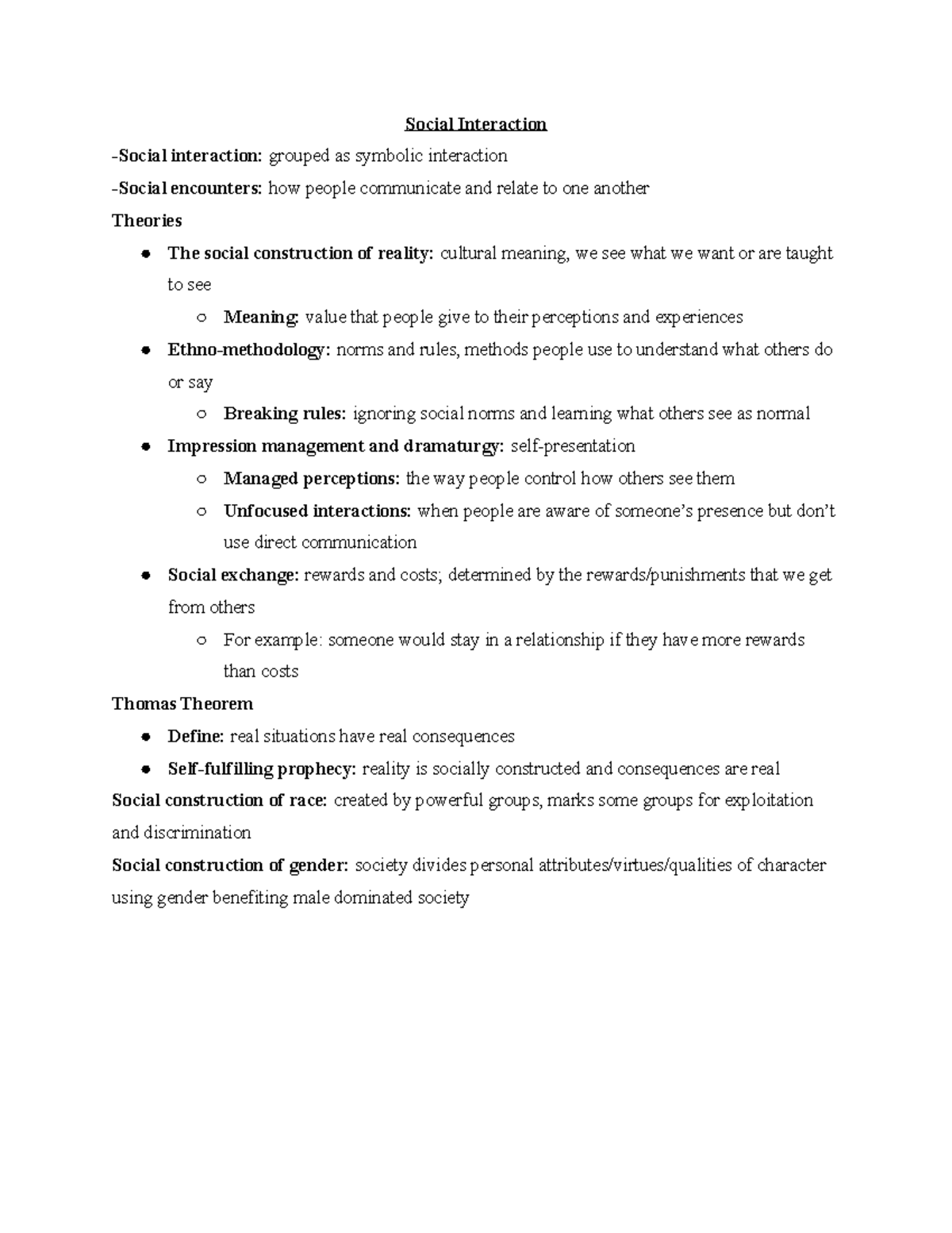 Social Interaction - Social Interaction -Social interaction: grouped as ...