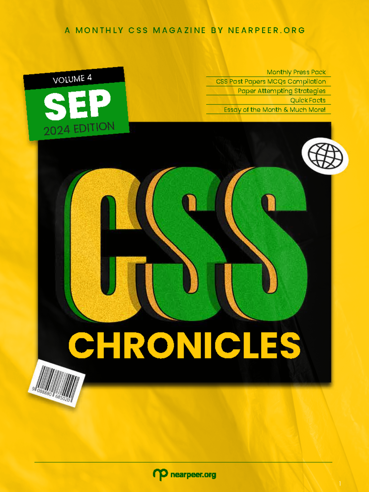 CSS Chronicles (50th Issue) September 2024 Edition - Monthly Press Pack ...