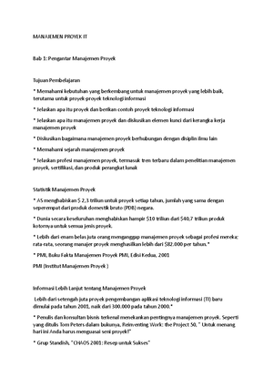 1 AN Overview OF Project Management - AN OVERVIEW OF PROJECT MANAGEMENT ...