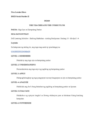 AA-ELE03-Module-1st-sem-2021-2022 2 - TEACHING SOCIAL STUDIES IN THE ...