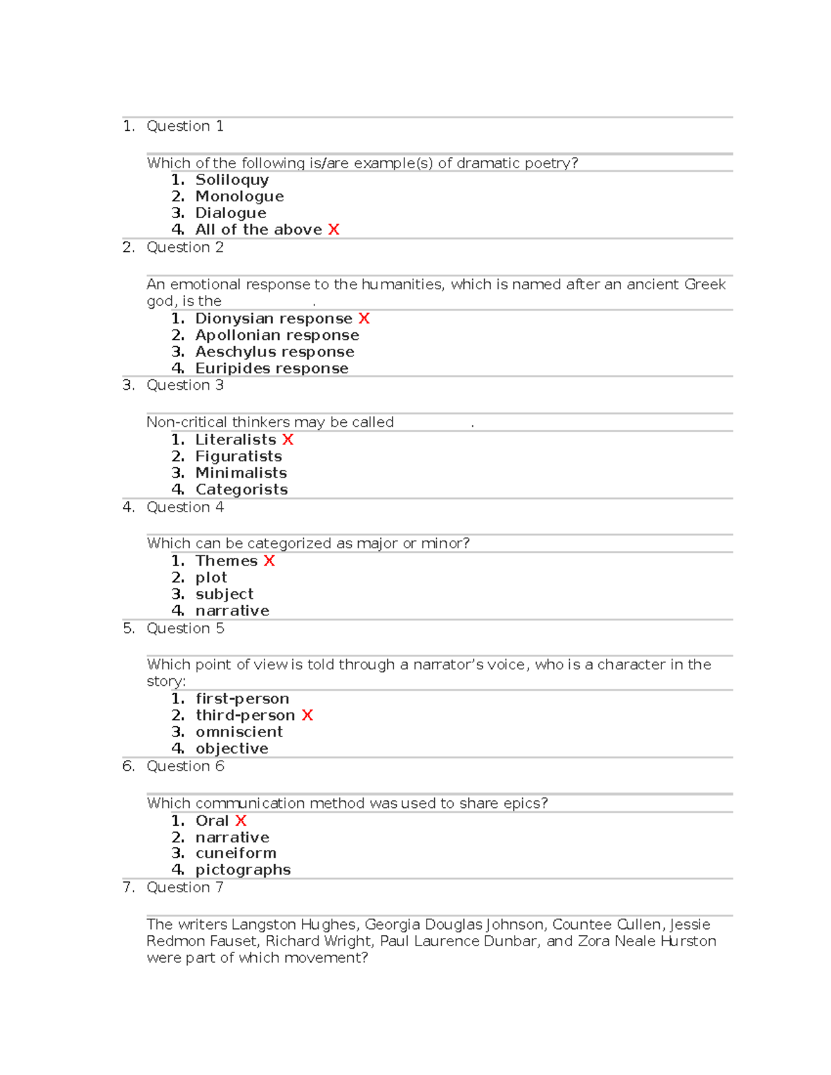 Module 2 quiz - Question 1 Which of the following is/are example(s) of ...