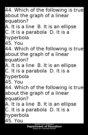 MATH 7 4TH Quarter EXAM - Name ...