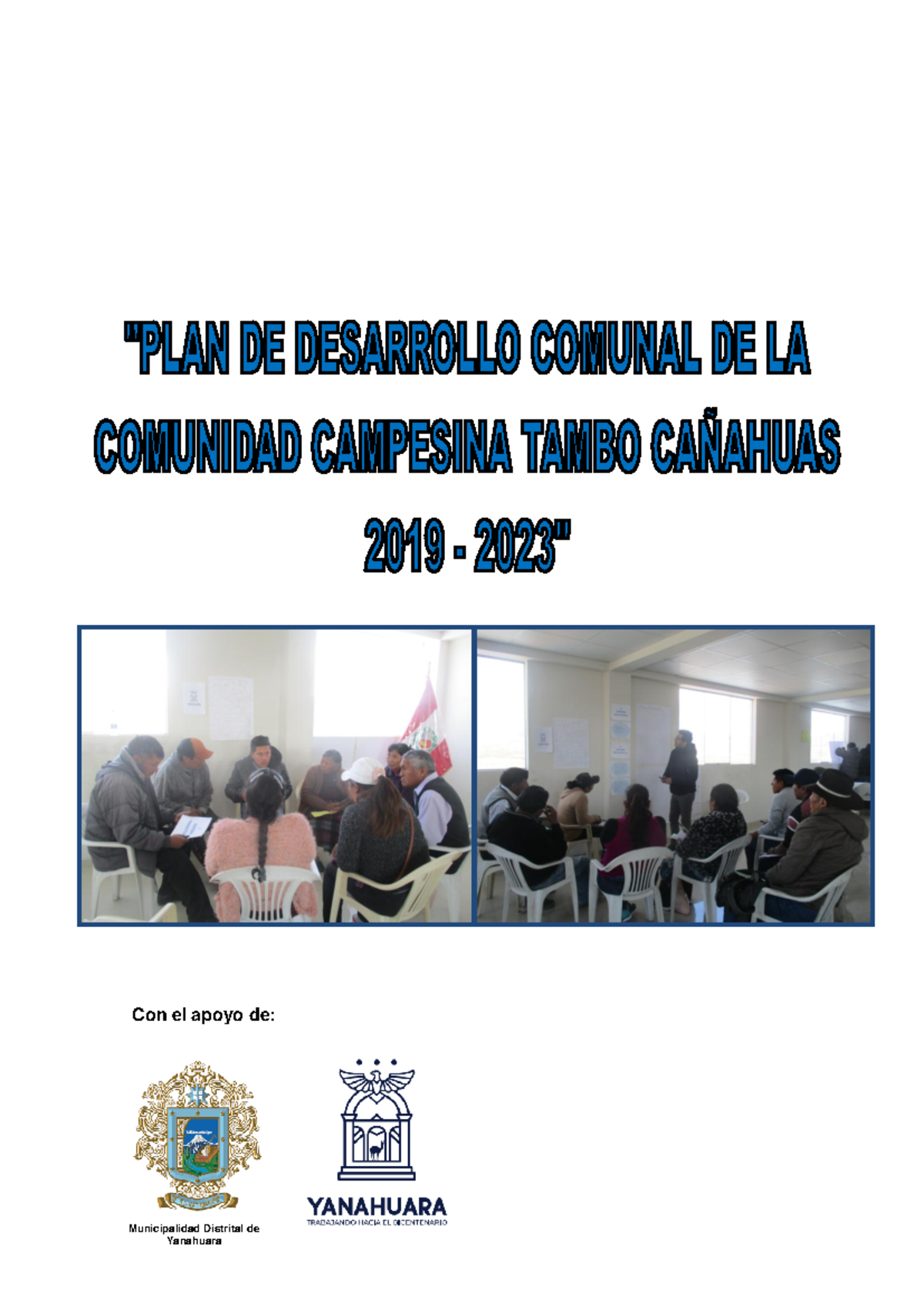 Plan de Desarrollo Comunal de la Comunidad Campesina Tambo Cañahuas ...