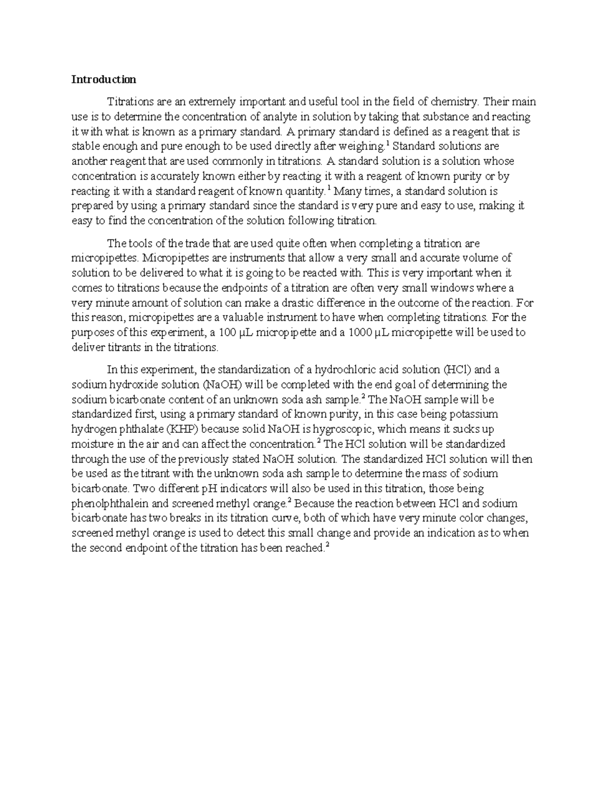 Soda Ash Experiment - Introduction, questions, and calculations for Lab ... Soda Ash Experiment - Introduction, questions, and calculations for Lab ...